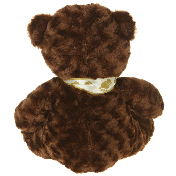 13" Plush Dark Brown Bear